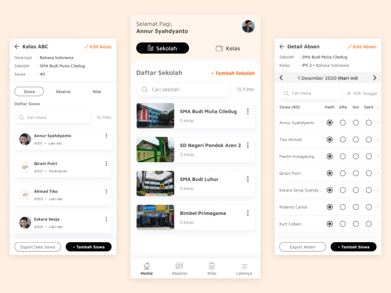 Dribbble - Absensi Siswa Apps.png by Annur Syahdyanto