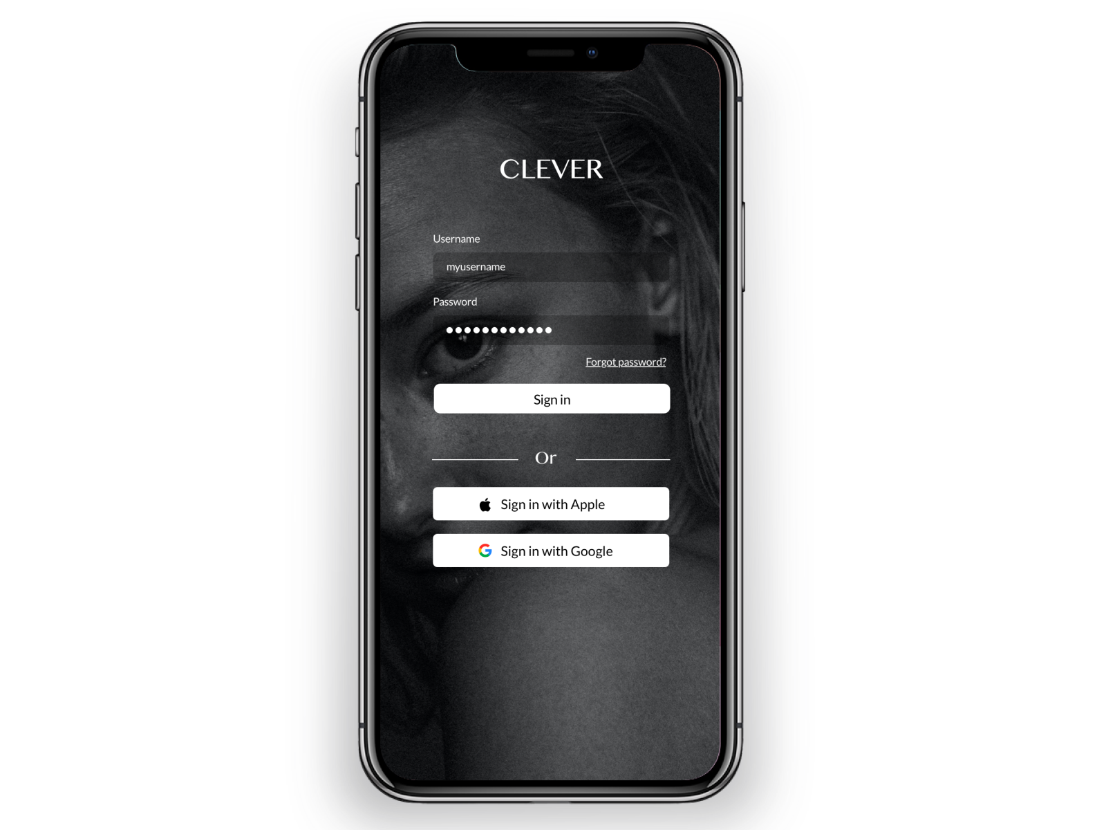 Simple mobile login screen by Kristaps Tunsts on Dribbble