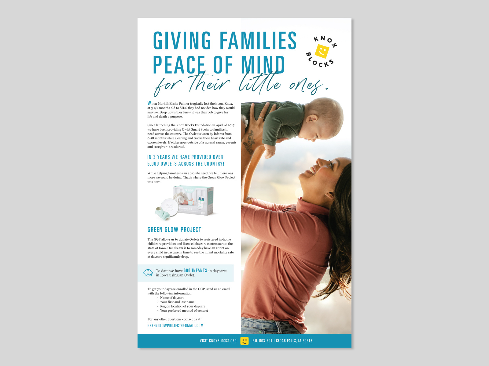 Foundation Flyer by Steph Hubka on Dribbble