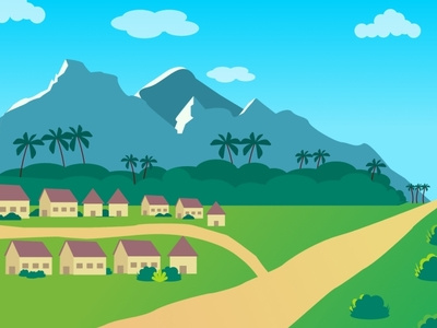 A Beautiful Scenery by Vimal Raj on Dribbble