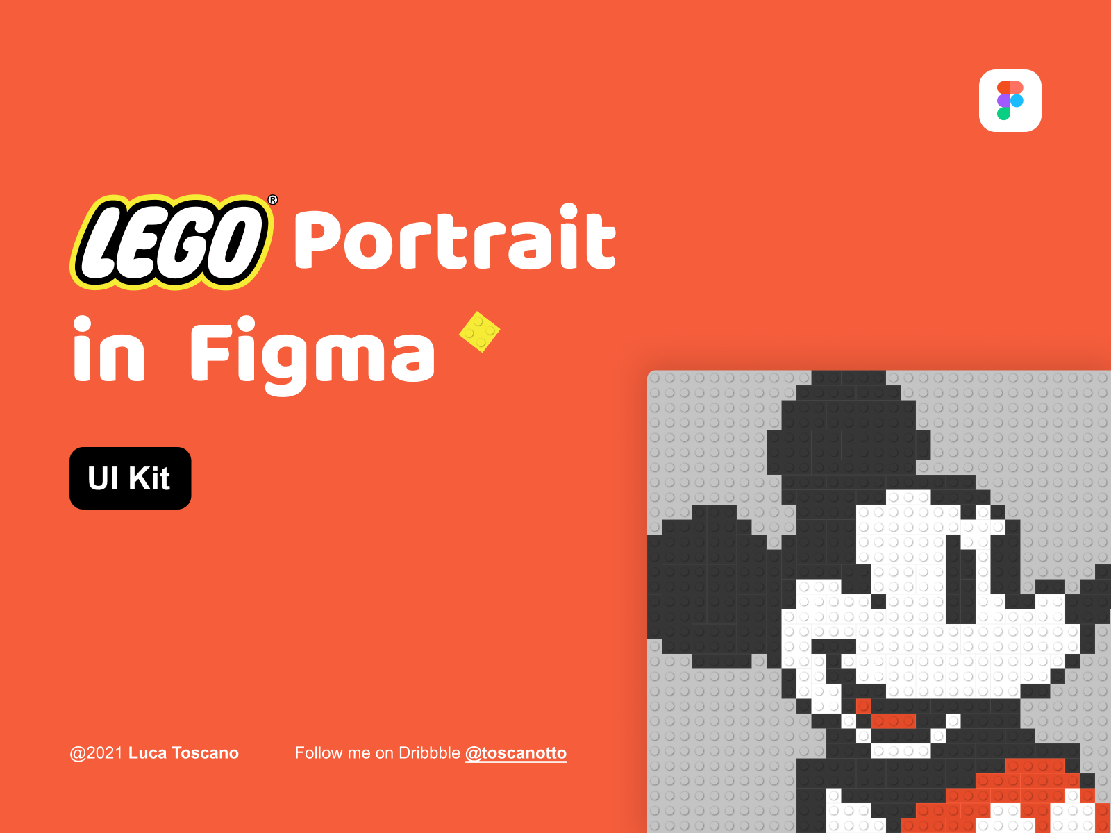 LEGO portrait in Figma - UI Kit by Luca Toscano on Dribbble