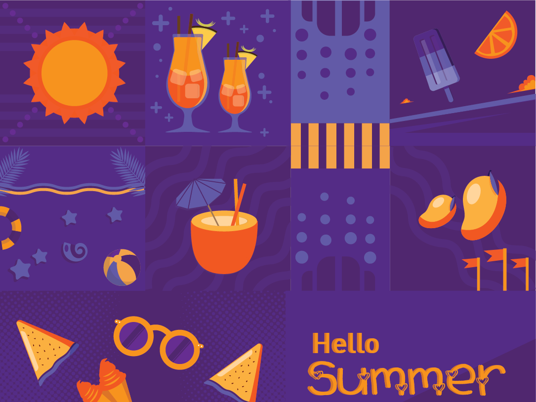 Summer strip by Saloni Chopra on Dribbble