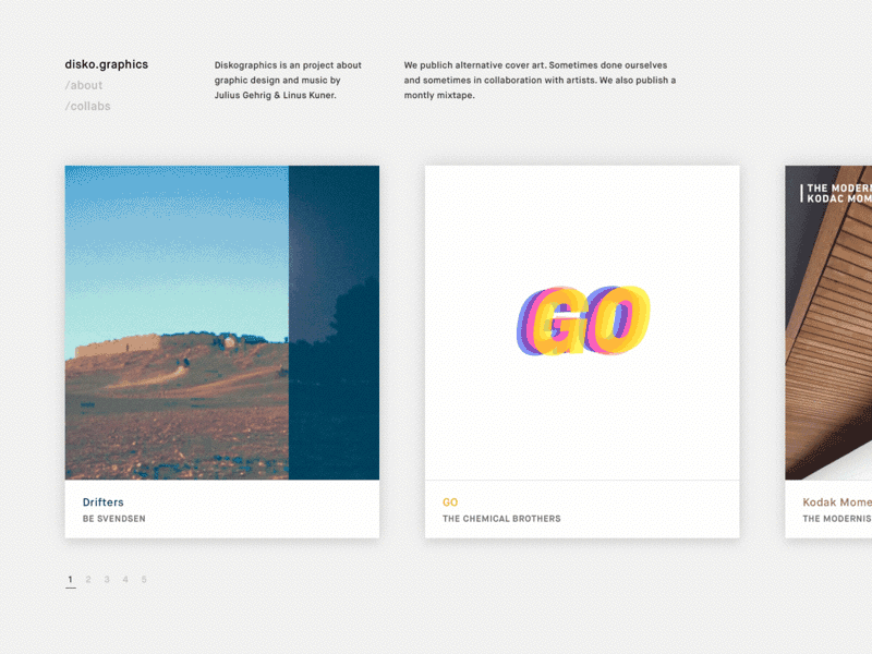 disko.graphics animation tests by Julius Gehrig on Dribbble