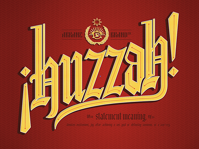 Huzzah! by Arkane Creative on Dribbble
