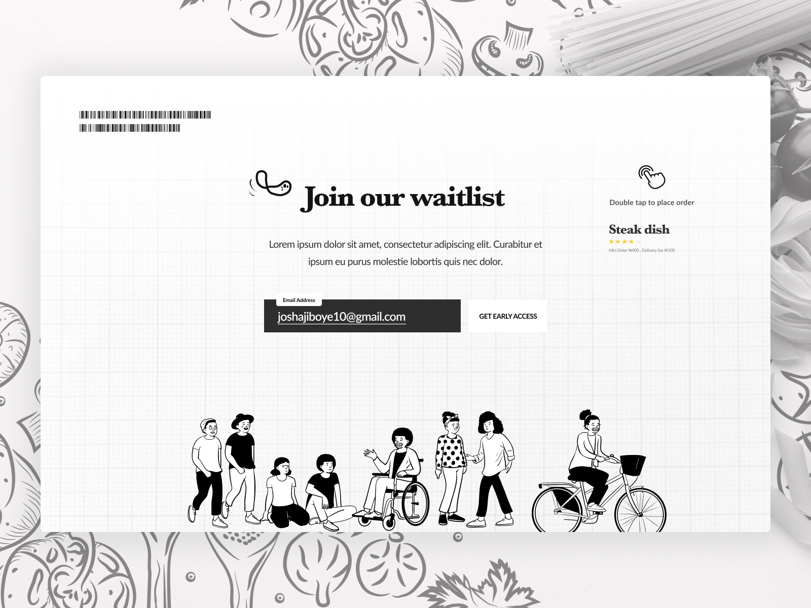 WaitList Webpage by Jösh Ajiboye on Dribbble