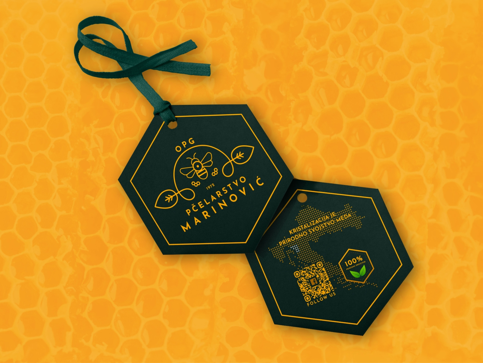 OPG Marinović tag card by Matija Jursic on Dribbble
