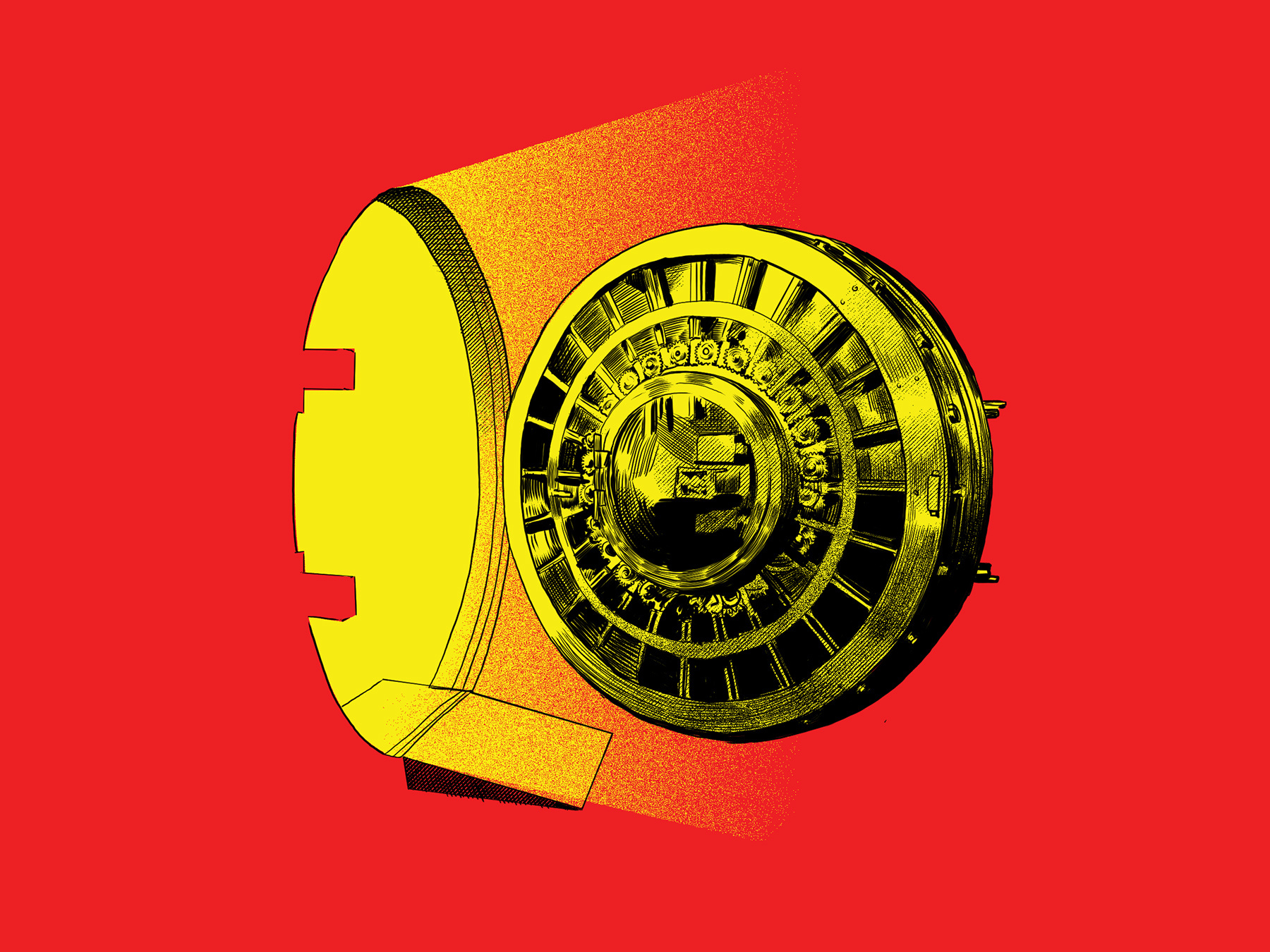 Dribbble - bank_heist3.jpg by Trevor Yardley-Jones