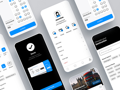 Bus Booking App UI by Rashi Raziq on Dribbble