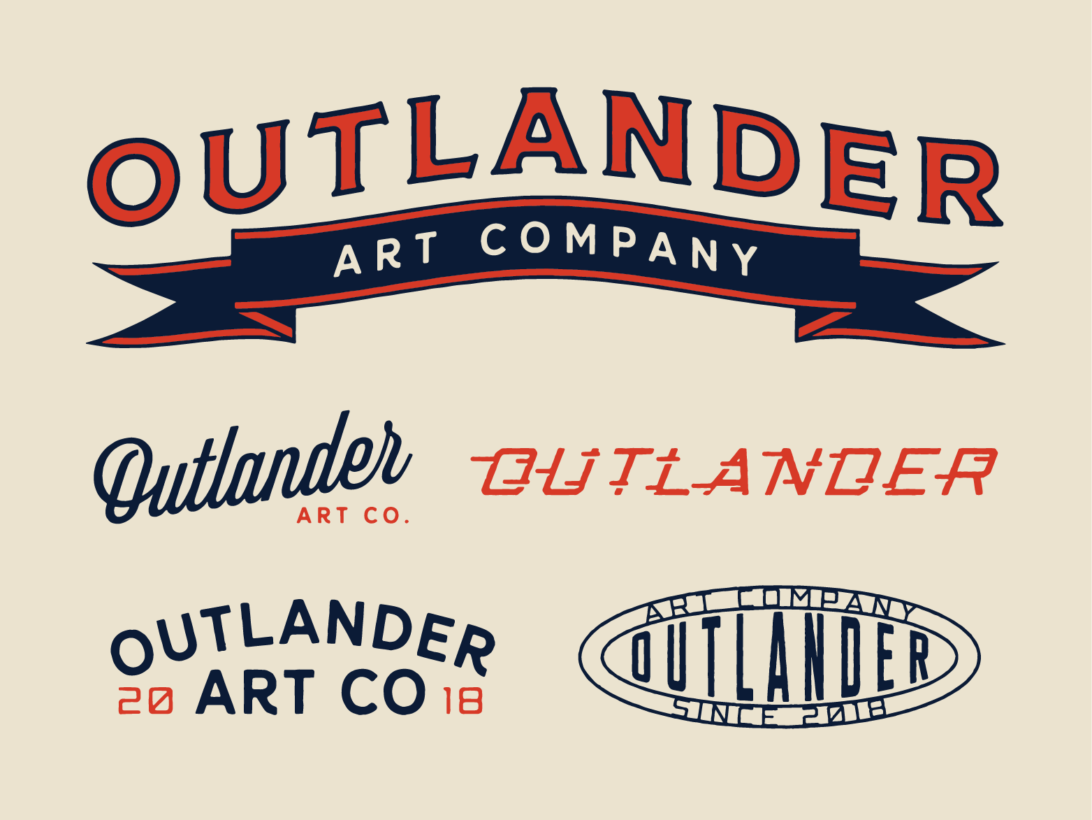 Outlander Art Company by Alex Milutinovich on Dribbble