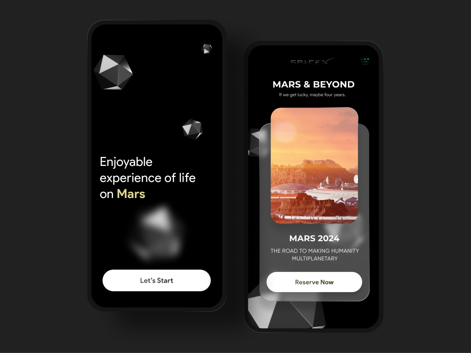 🚀 SpaceX Mars Mission Concept App by Aref Mehdipour for Paradigm ...
