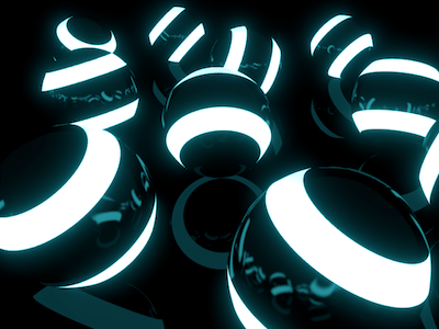 Tron Spheres by Abhinay Ashutosh on Dribbble
