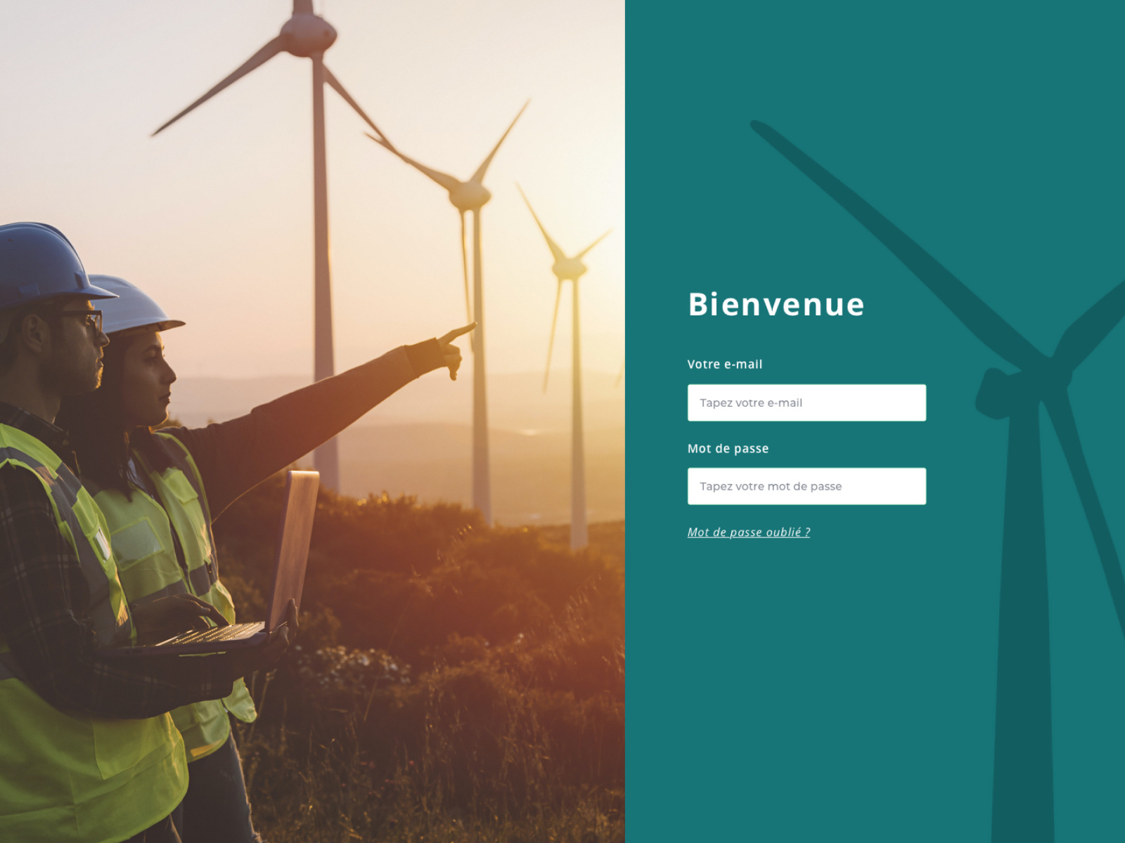 Green MOOC - Login Page by Paul Le Texier on Dribbble