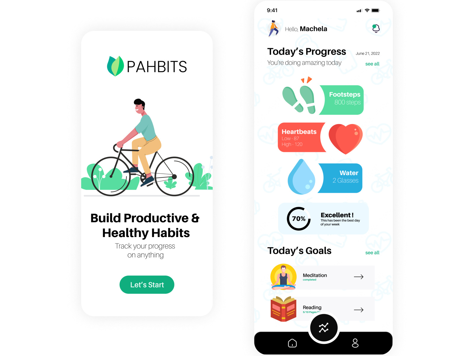 Simple Habit Tracker App by Zubair Shahid on Dribbble