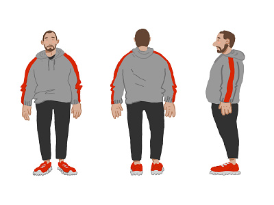 Simple character design by Valeriya Zimenkova on Dribbble