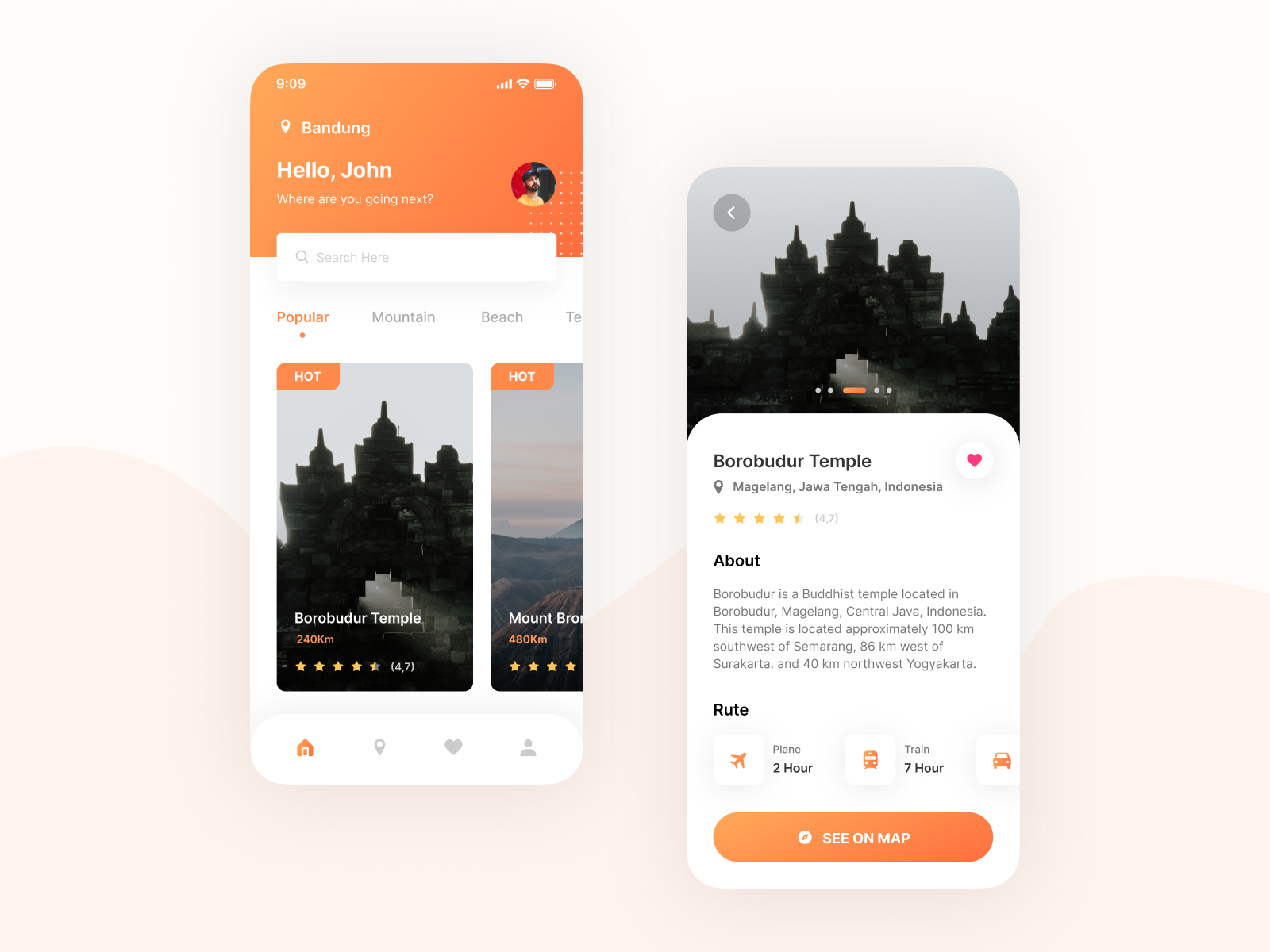 Mobile Exploration - Travel App by Hakim Haiman for Agensip UI UX ...