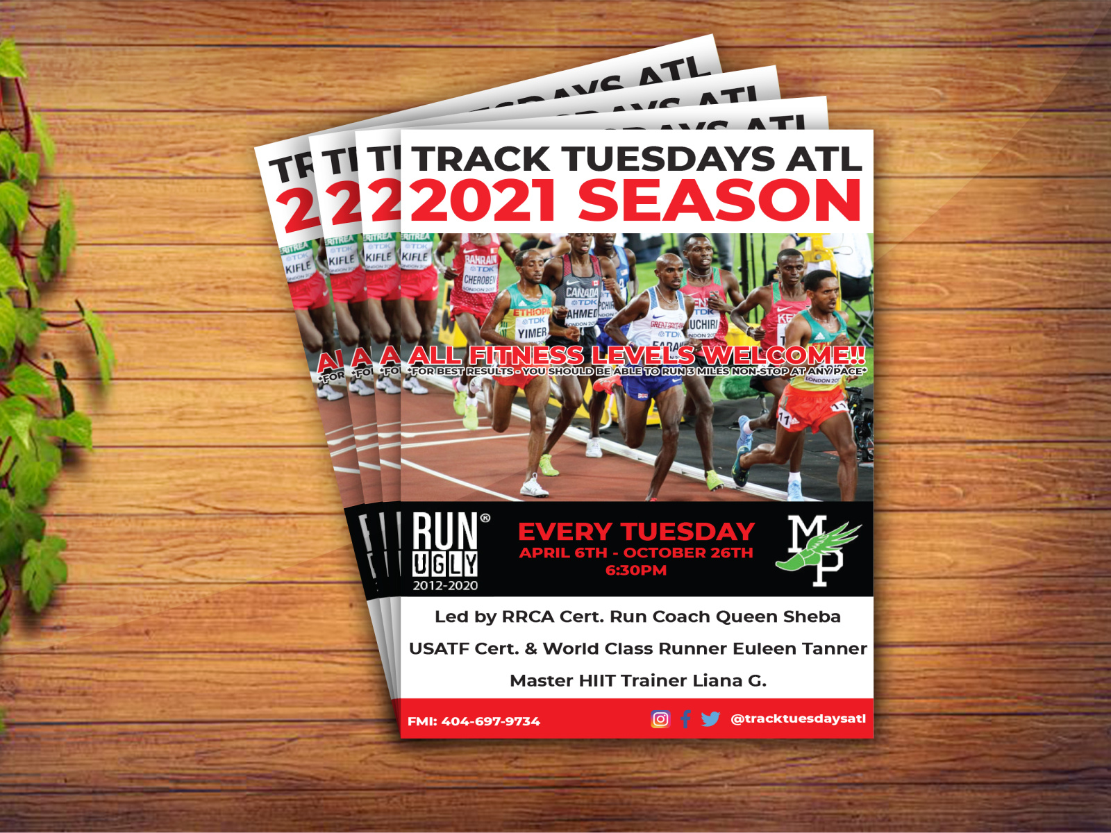 TRACK TUESDAYS ATL Flyer Design by Bashir Rased on Dribbble