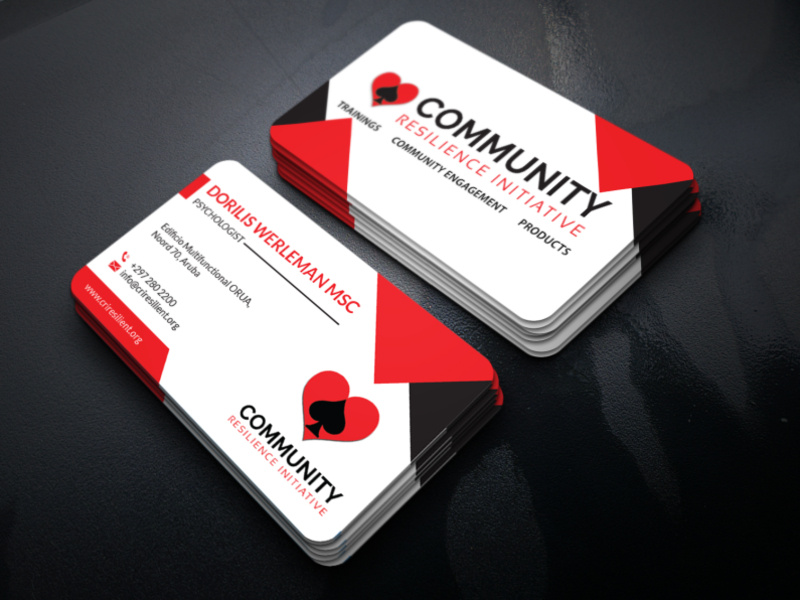 Community Resilience Initiative Business Card Design by Bashir Rased on ...