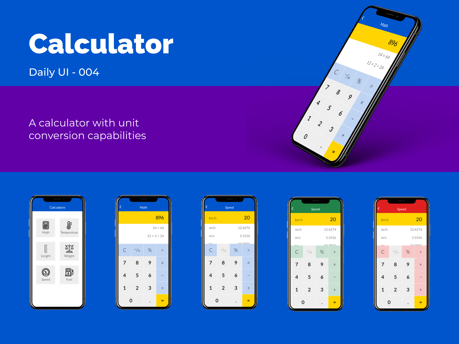 Daily UI 004 Calculator by Arnulfo Loredo on Dribbble