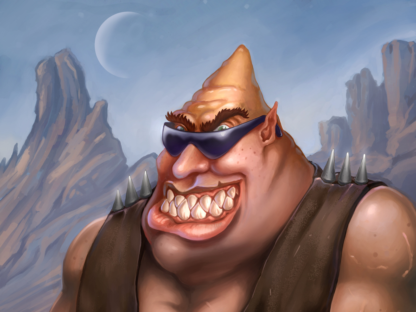 Borgoth the ravager Portrait by Gregory Avoyan on Dribbble