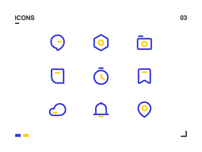 Two color Icon by 夏维c on Dribbble
