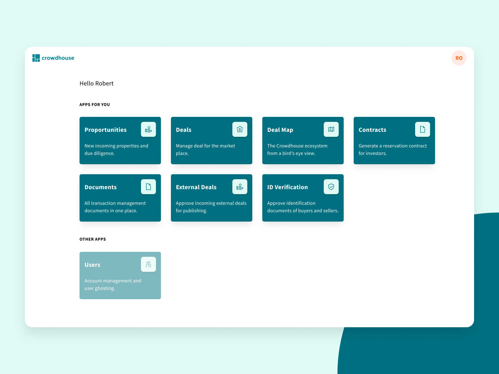 Internal tools dashboard by Lorenz Vercauteren-Seghers for ...