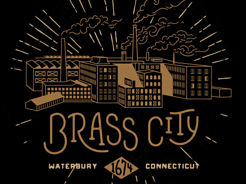 Brass City Record by 𝔐𝔞𝔤𝔞𝔡𝔢𝔱𝔥 on Dribbble