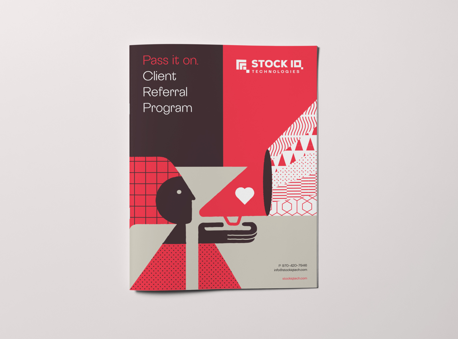 Booklet Illustration - Client Referral by PUSH iQ on Dribbble