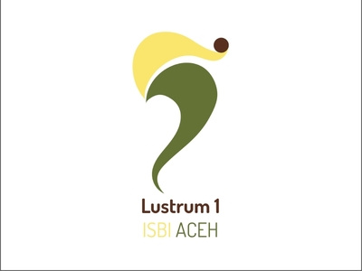 Lustrum 1 ISBI Aceh Logo Concept by Ahmad Maulanal Fahmi on Dribbble
