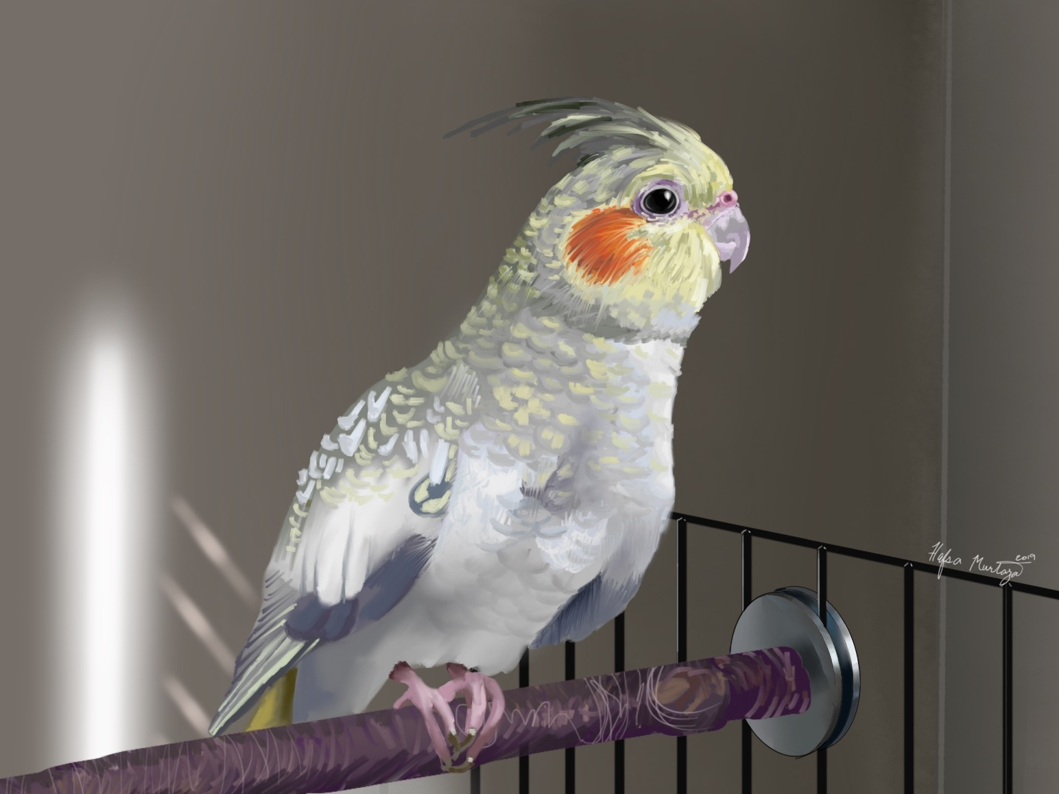 Digital Artwork of Rosey by Hafsa Murtaza on Dribbble