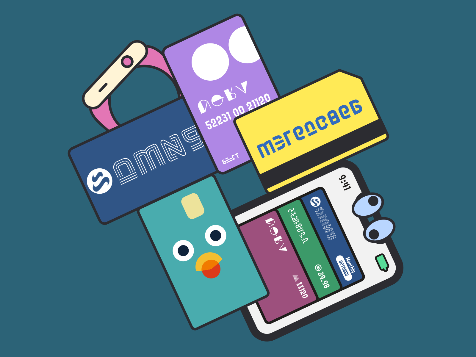 Transit Cards by Melody on Dribbble