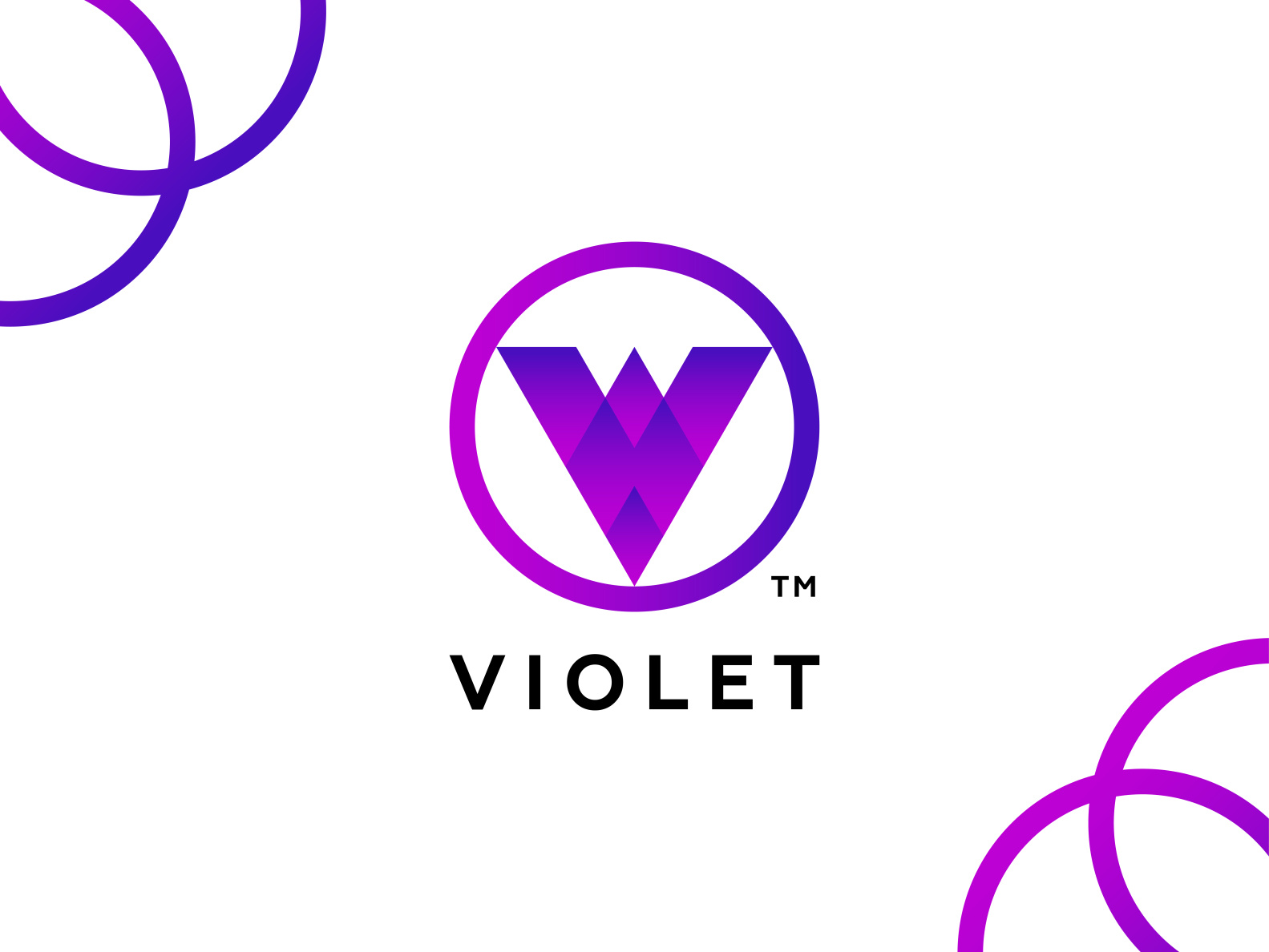 Violet logo design by Sazzad Robin on Dribbble