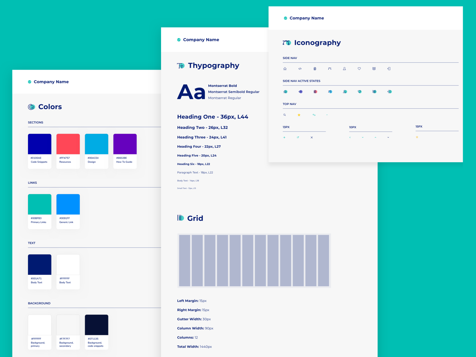 Digital Agency Intranet - UI Style Guide by Consuela Onighi on Dribbble