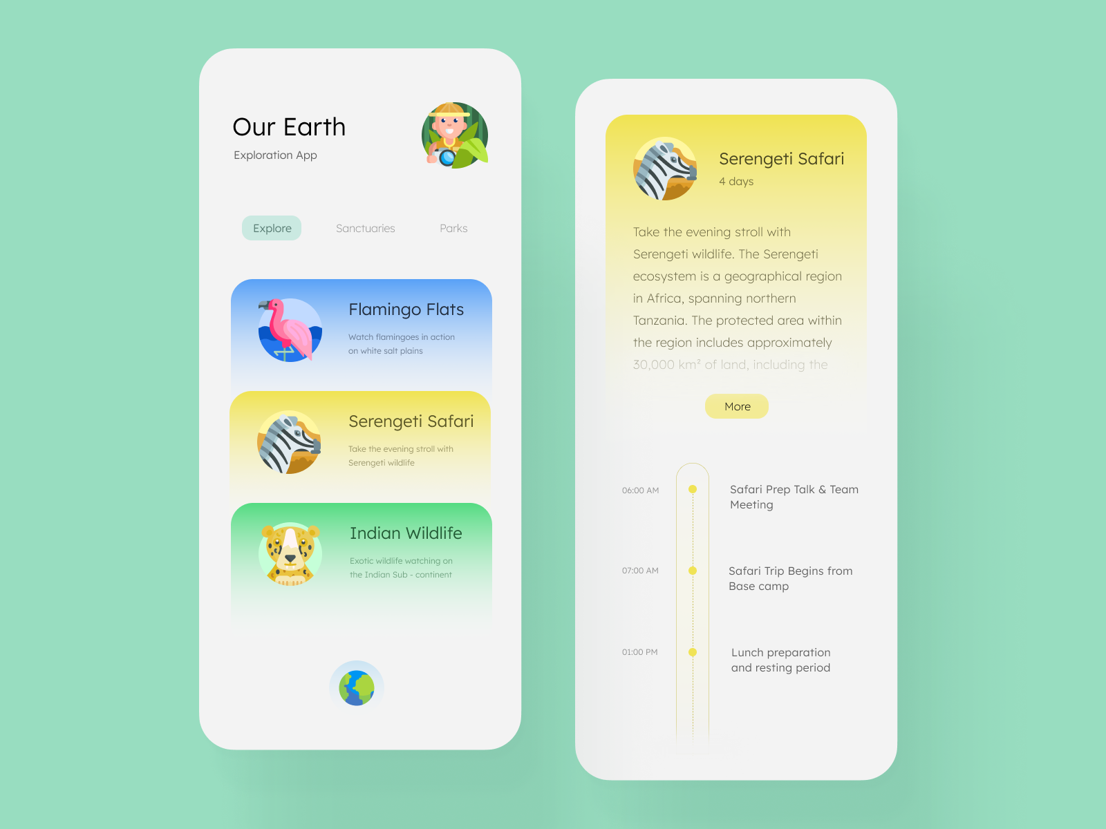 Our Earth - Exploration App by Ebin Anto on Dribbble