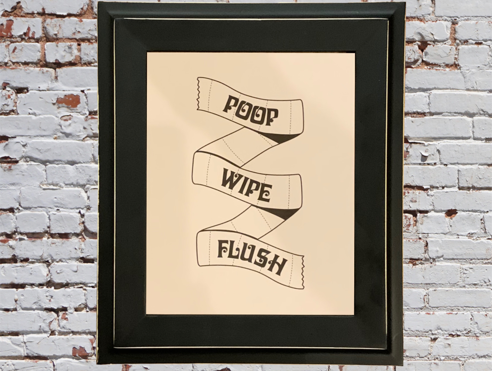 Poop, Wipe, Flush Print by Andy Johnson on Dribbble