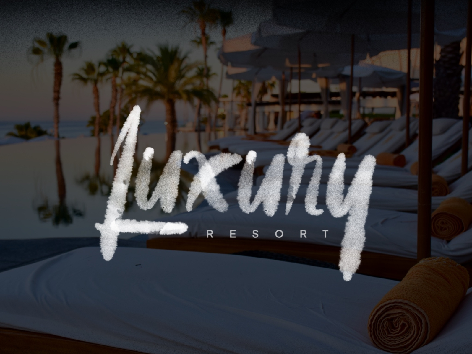 Random Lettering. Luxury Resort. by Fariz Ardiansyah on Dribbble
