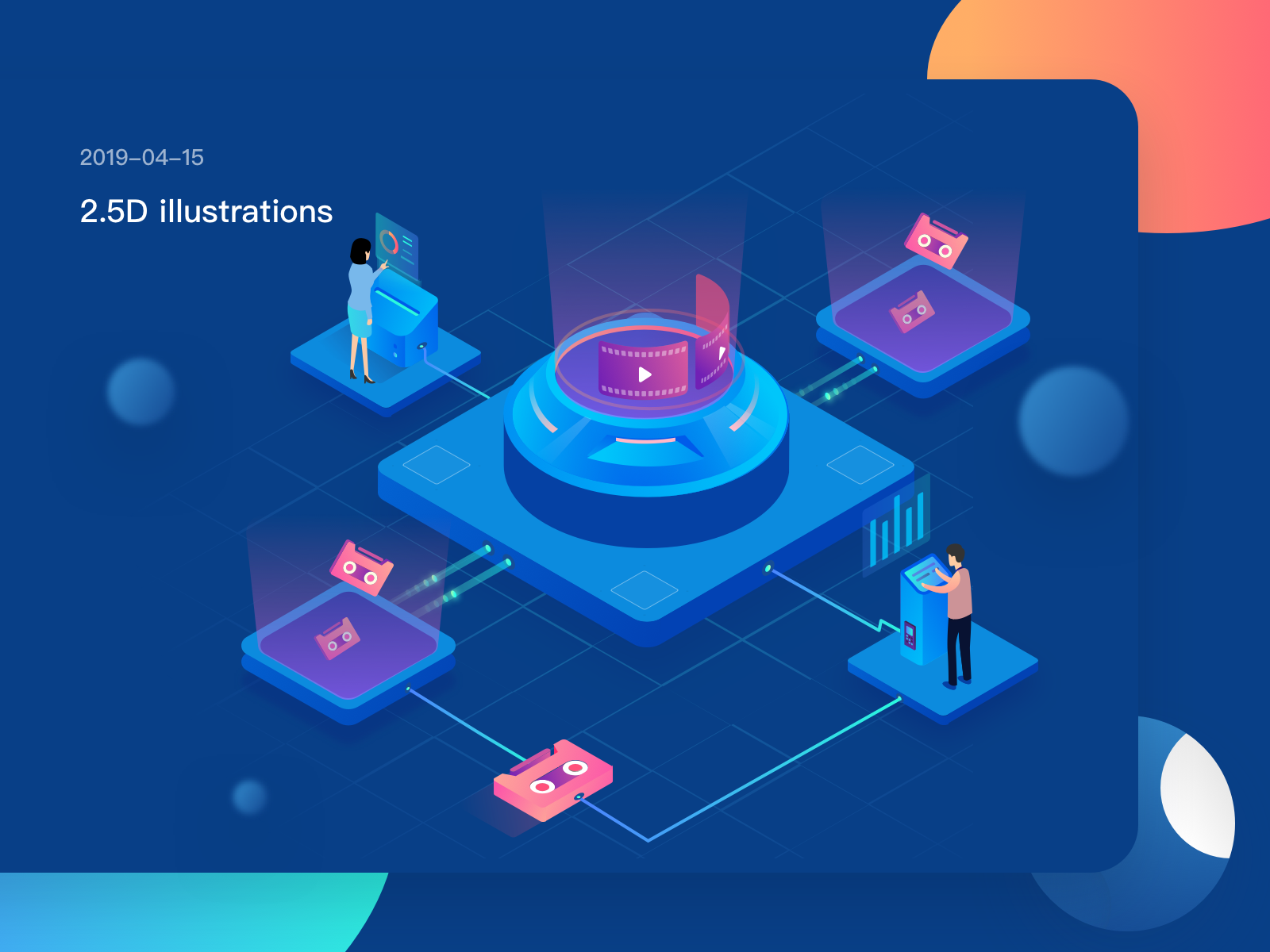 2.5D illustrations by Sabaku_no_Gaara on Dribbble