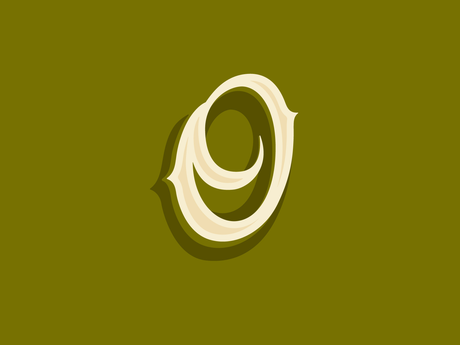 36 Days of Type — O by Peterson Timothy on Dribbble