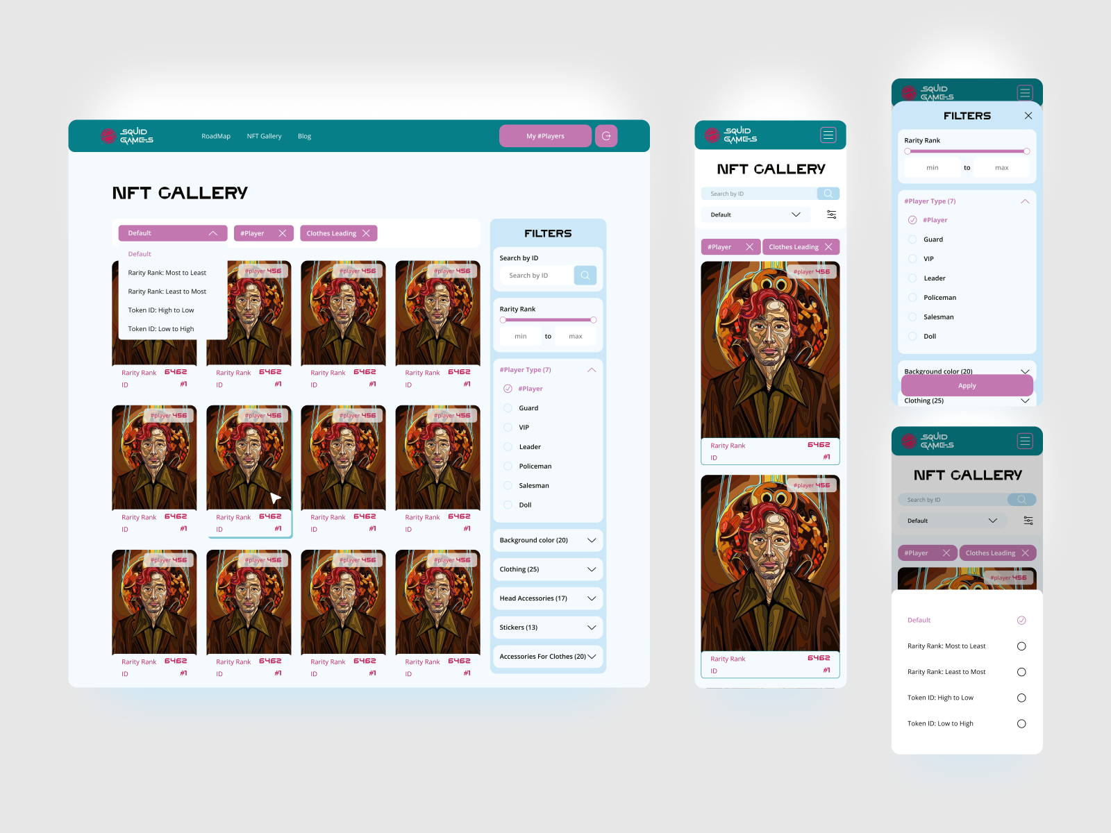 NFT Marketplace Gallery by Anna Lezhnina on Dribbble