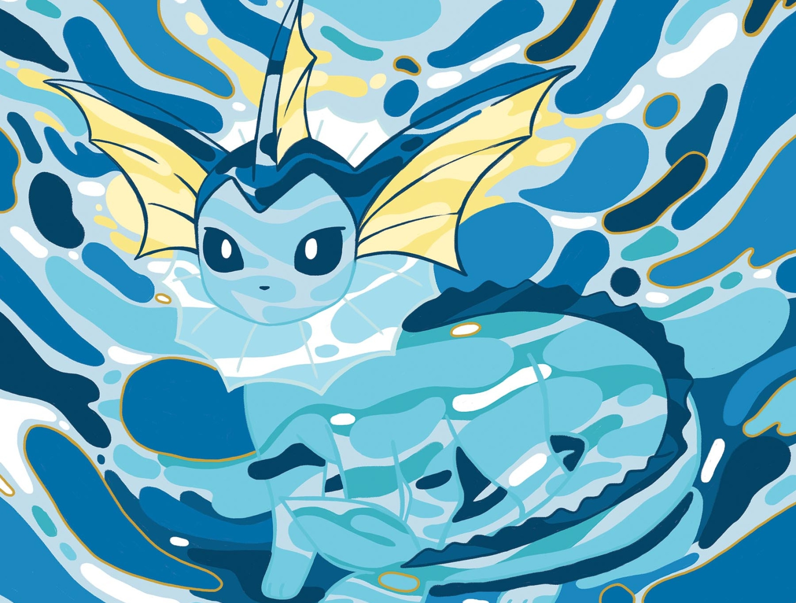 Conceptual: Eevee Evolution Series (Vaporeon) by Jane Kusuma on Dribbble