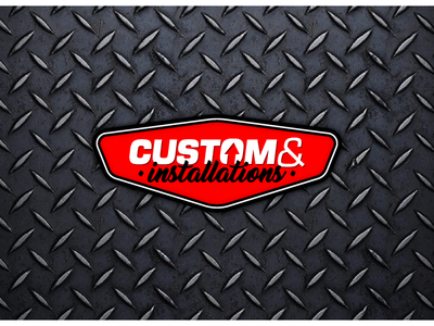 Custom and Installations Logo by Ibrahim Curiel on Dribbble