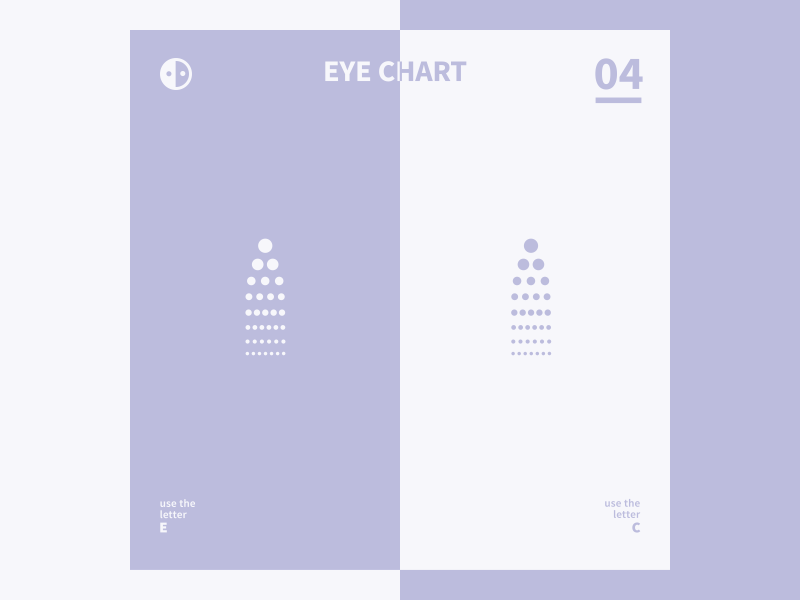 Eye Chart | China vs Japan by Odding on Dribbble