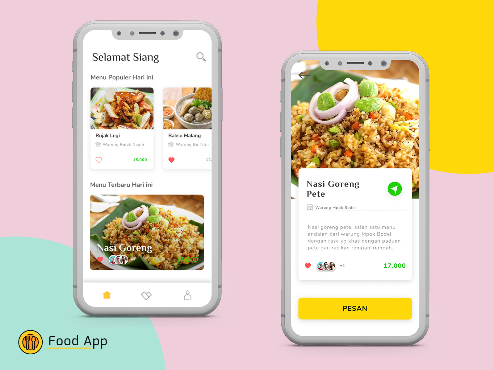 Food App by Muhammad ibrahim on Dribbble