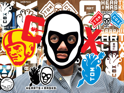 Tom Cox in studio. by Tom Cox on Dribbble
