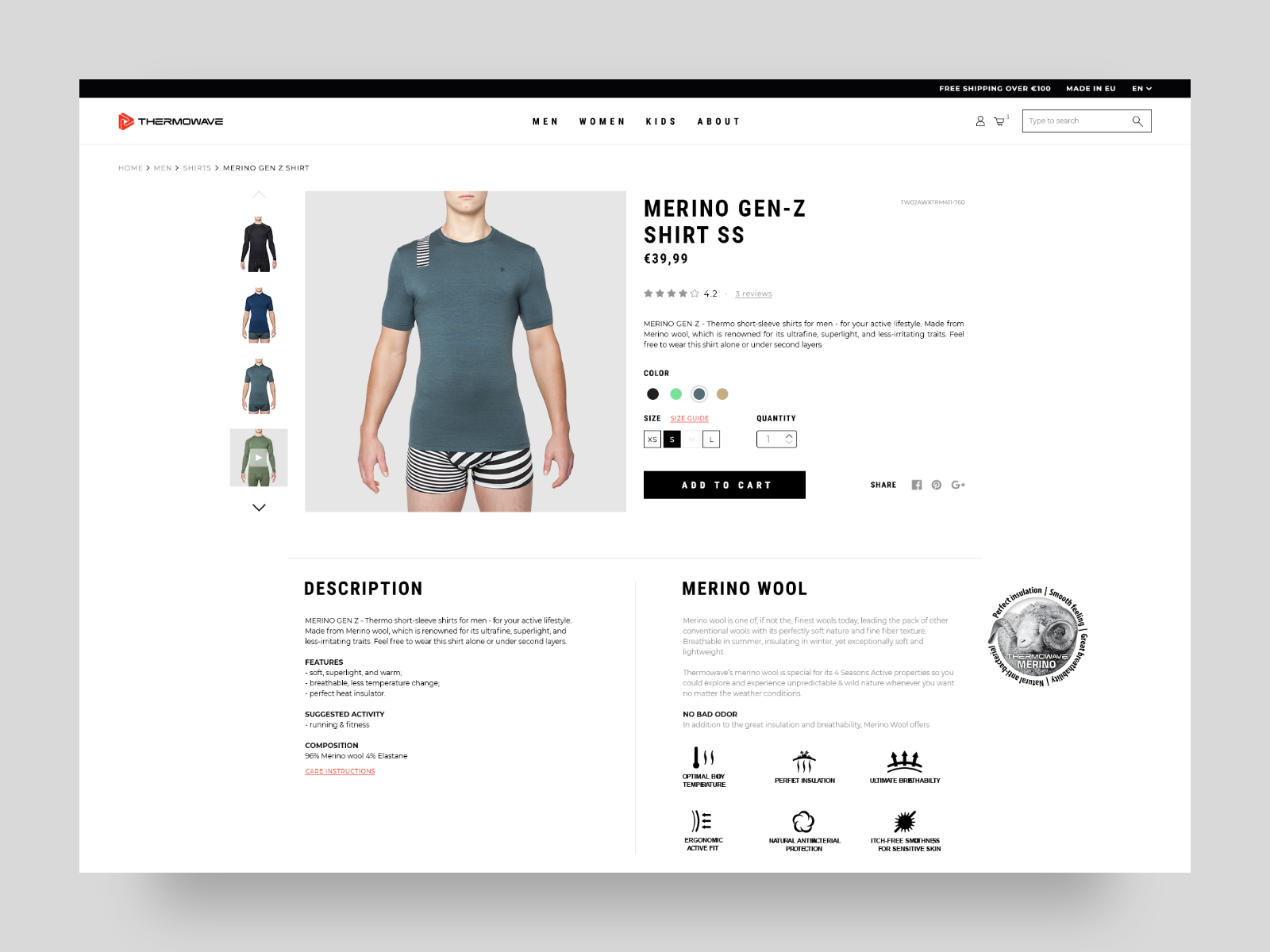 Baselayer's Eshop Product Page by Laimonas Pozingis on Dribbble