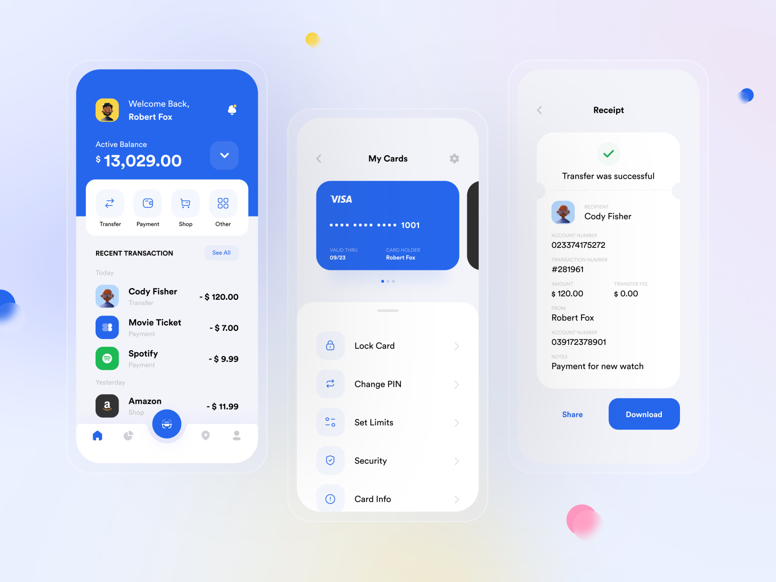 Mobile Banking Apps by Muhammad Farhan Fauzan on Dribbble