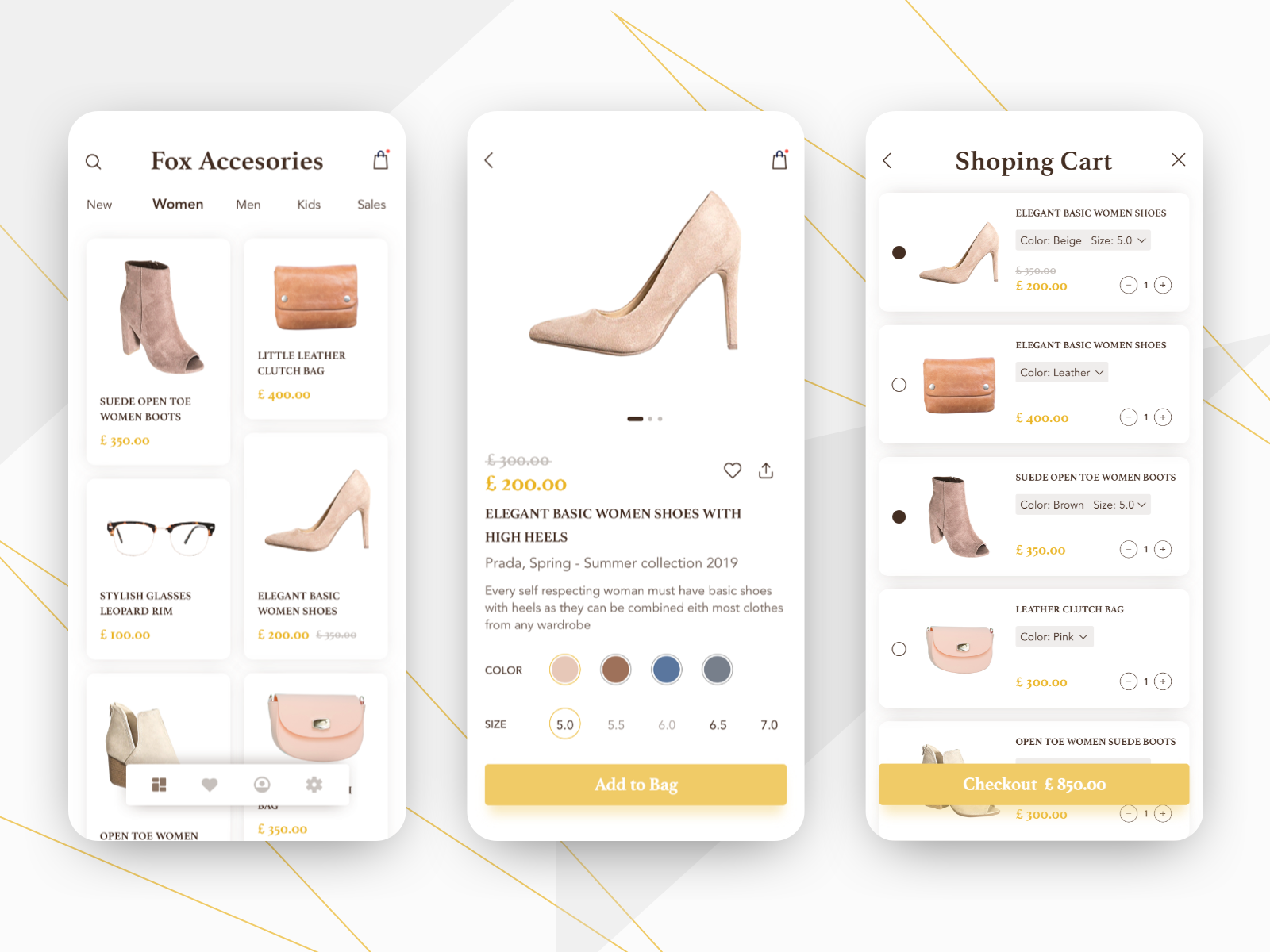 Shopping App Concept by Anastasiia Popova 🇺🇦 on Dribbble