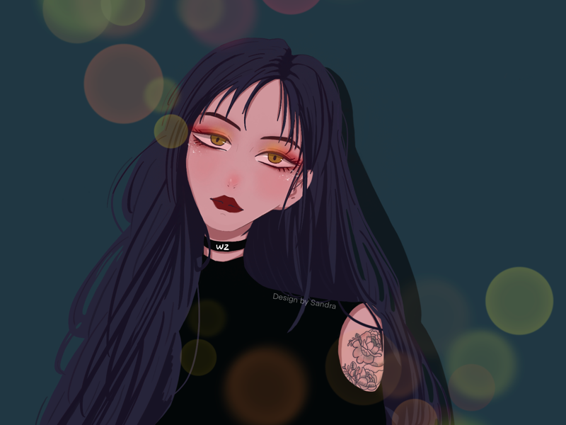 Girl by Sandra on Dribbble