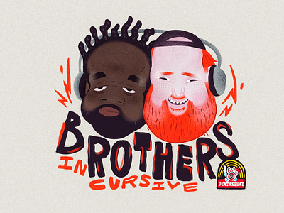 Brothers in Cursive by Marshbank on Dribbble