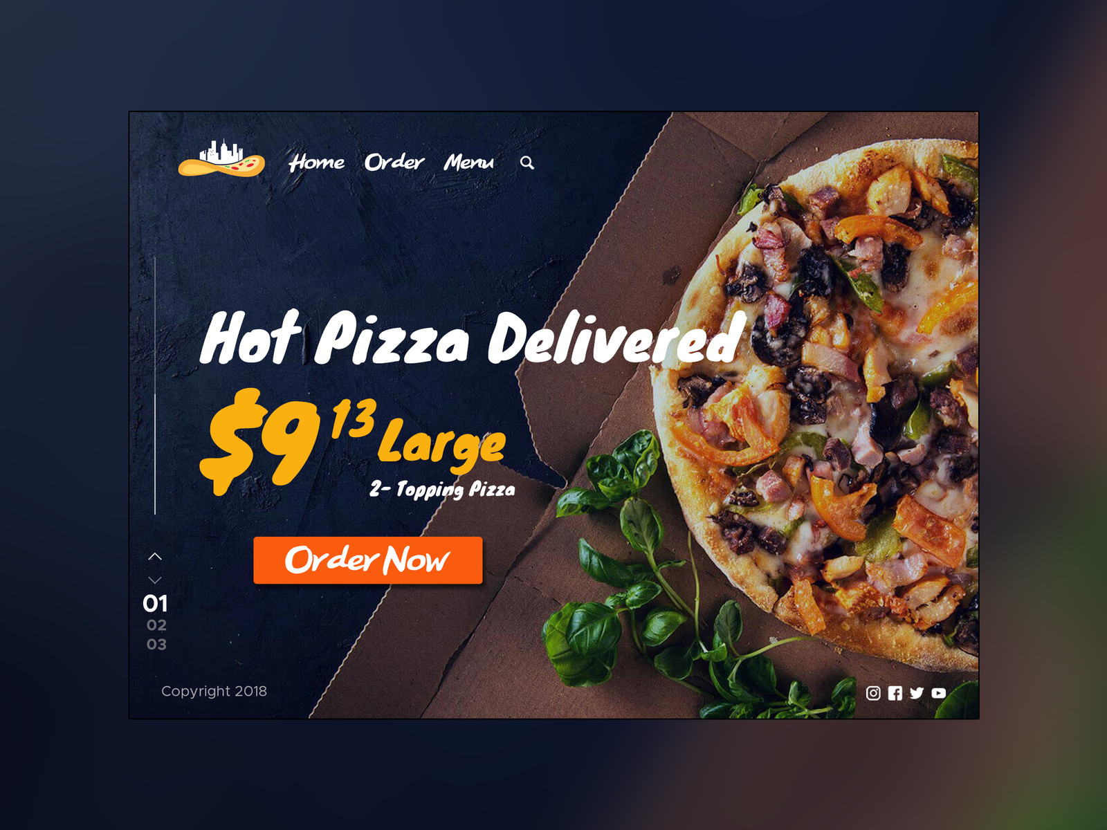 Pizza Shop by THAMES INFOTECH on Dribbble