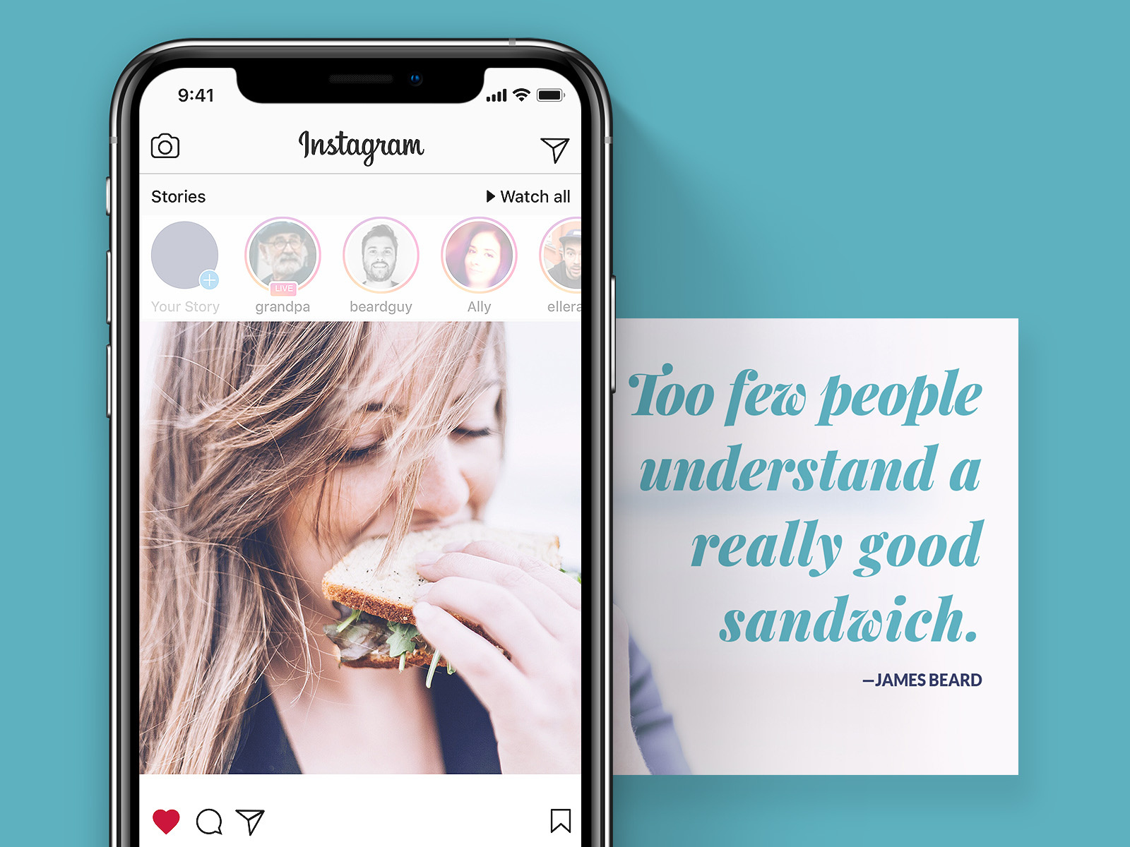 Social Media Post by Isabel Calder on Dribbble